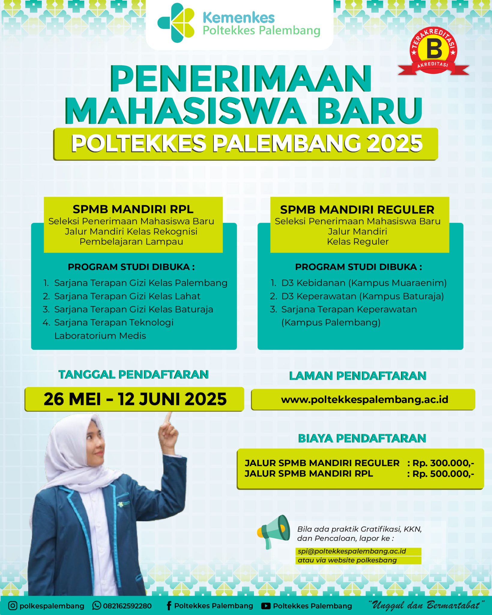 Sipenmaru Polkesbang – Politeknik Kesehatan Kementerian Kesehatan Palembang