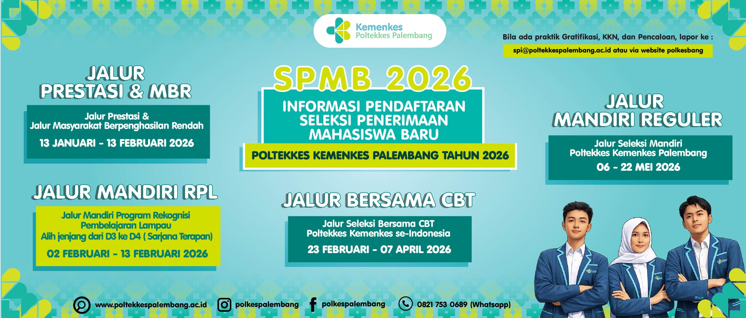 Sipenmaru Polkesbang – Politeknik Kesehatan Kementerian Kesehatan Palembang